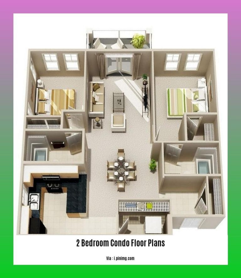 Unveiling the Secrets: Optimizing Spatial Efficiency in 2 Bedroom Condo ...