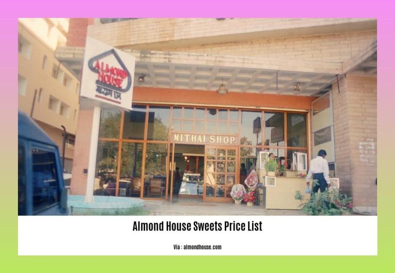 Discover the Perfect Indulgence: Almond House Sweets Price List ...