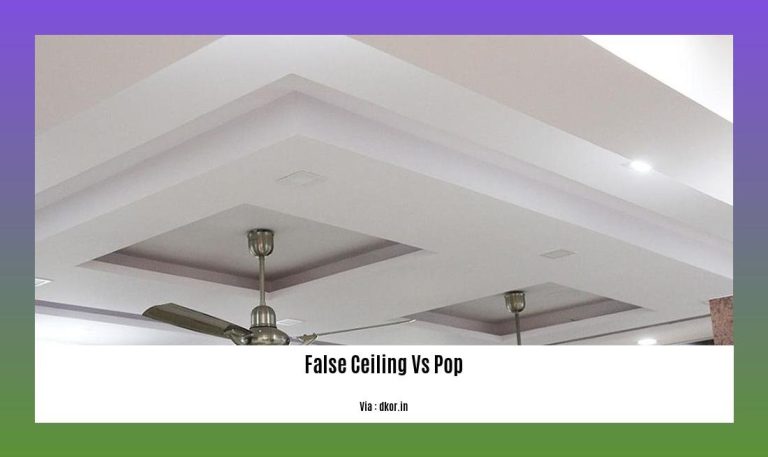 False Ceiling vs POP: A Comprehensive Comparison of Two Popular ...