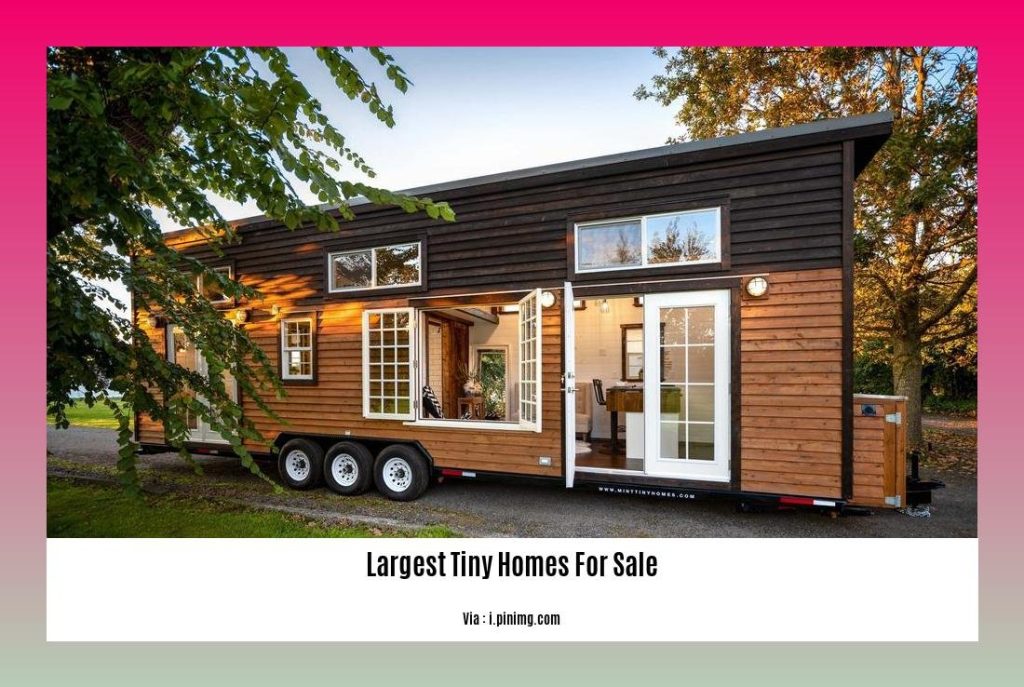 Discover the Remarkable World of the Largest Tiny Homes for Sale: A Comprehensive Guide to ...