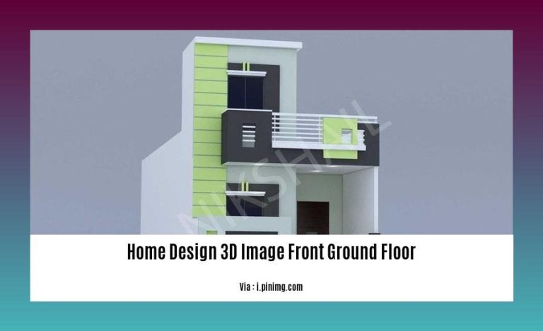 Visualizing Your Dream Home: A Journey Through 3D Images of the Front ...