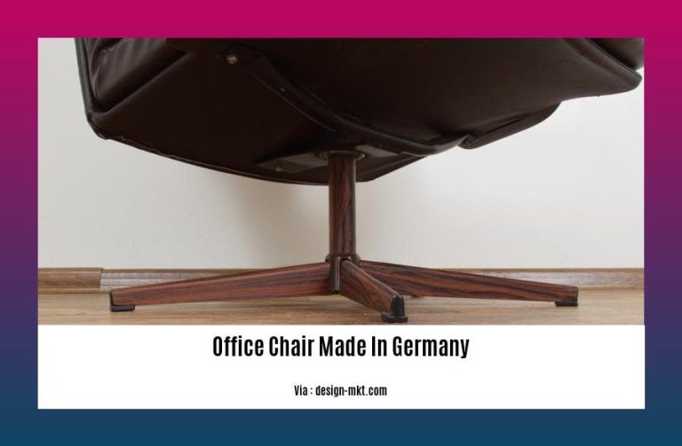 Unlocking the Benefits of an Office Chair Made in Germany: Crafting ...