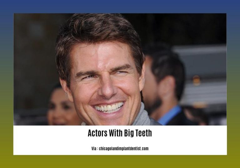 - The Power of a Smile: Exploring the Careers of Actors with Big Teeth ...
