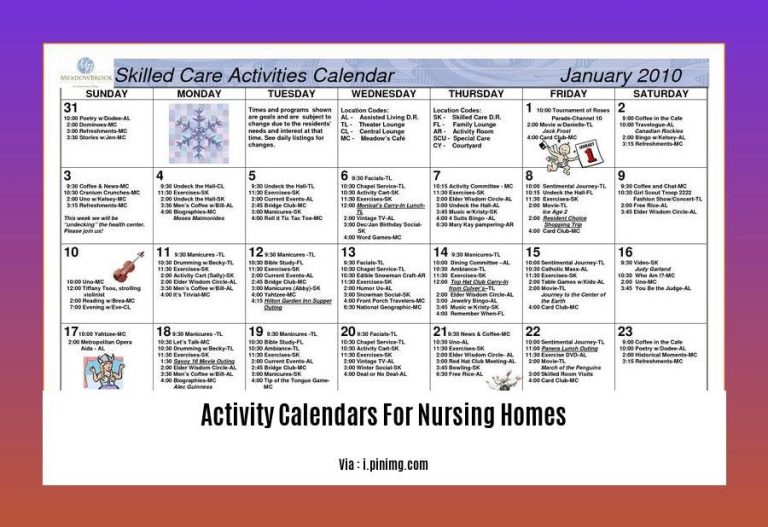 - [Activity Calendars for Nursing Homes: A Guide to Creating Engaging ... - [Activity Calendars for Nursing Homes: A Guide to Creating Engaging ...