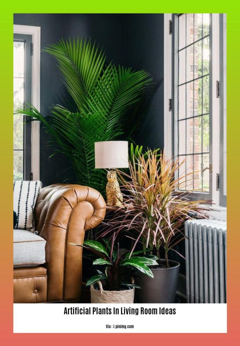 Artificial Plants in Living Room Ideas: Transform Your Space with ...