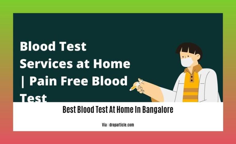 Discover the Best Blood Test at Home in Bangalore: A Comprehensive ...