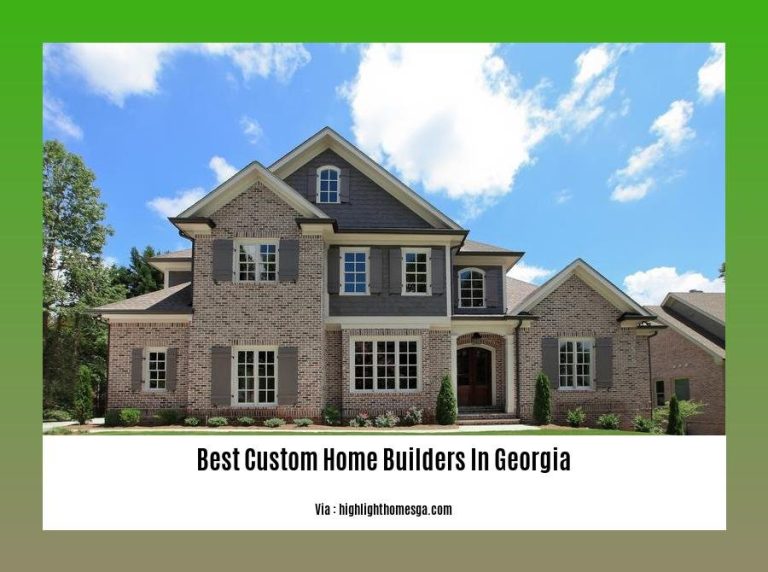 - The Best Custom Home Builders in Georgia: A Comprehensive Guide for ...