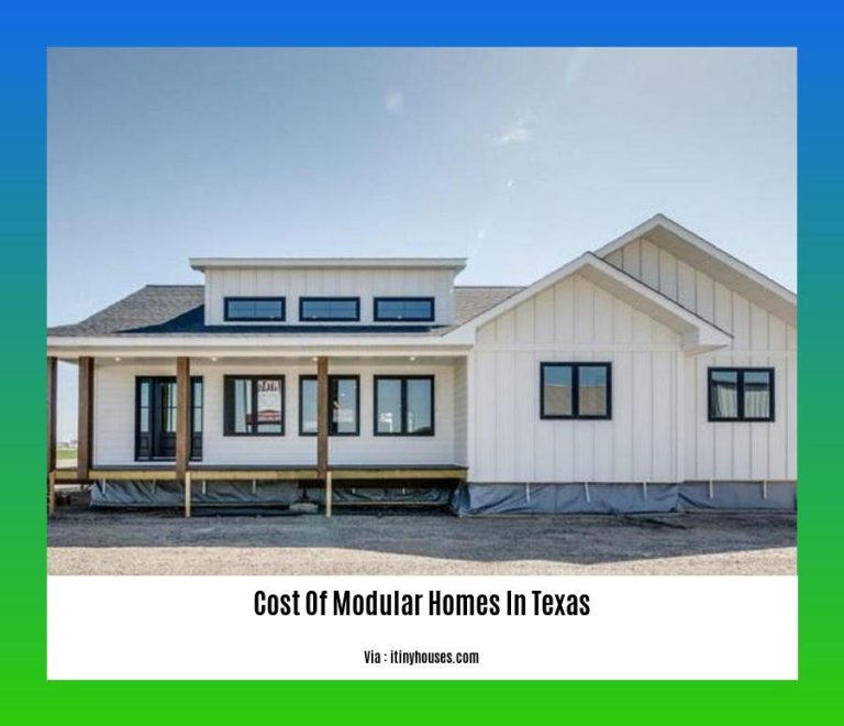 Unveiling the Cost of Modular Homes in Texas: A Comprehensive Analysis ...
