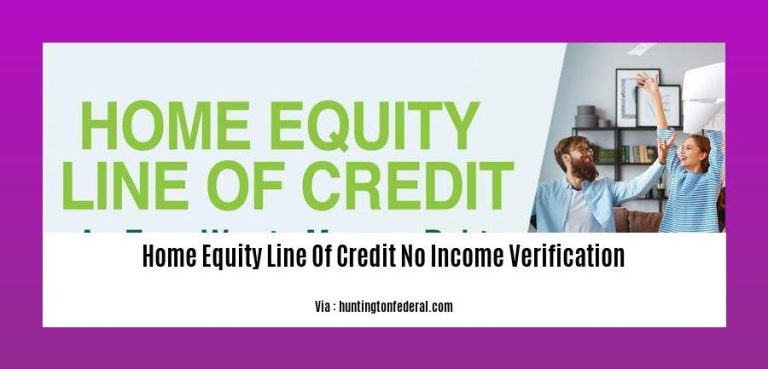 - Home Equity Line of Credit No Income Verification: Unlocking Your ...