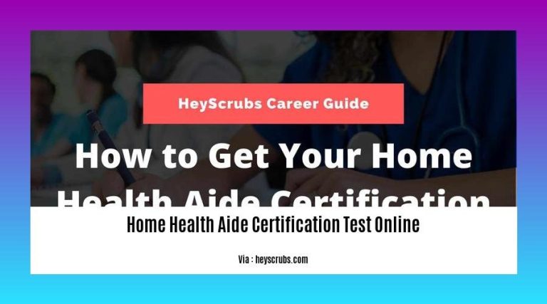 Ace Your Home Health Aide Certification Test Online: Strategies and ...