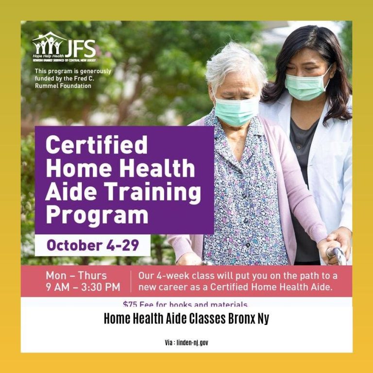 Home Health Aide Classes in Bronx, NY: Providing Compassionate Care ...