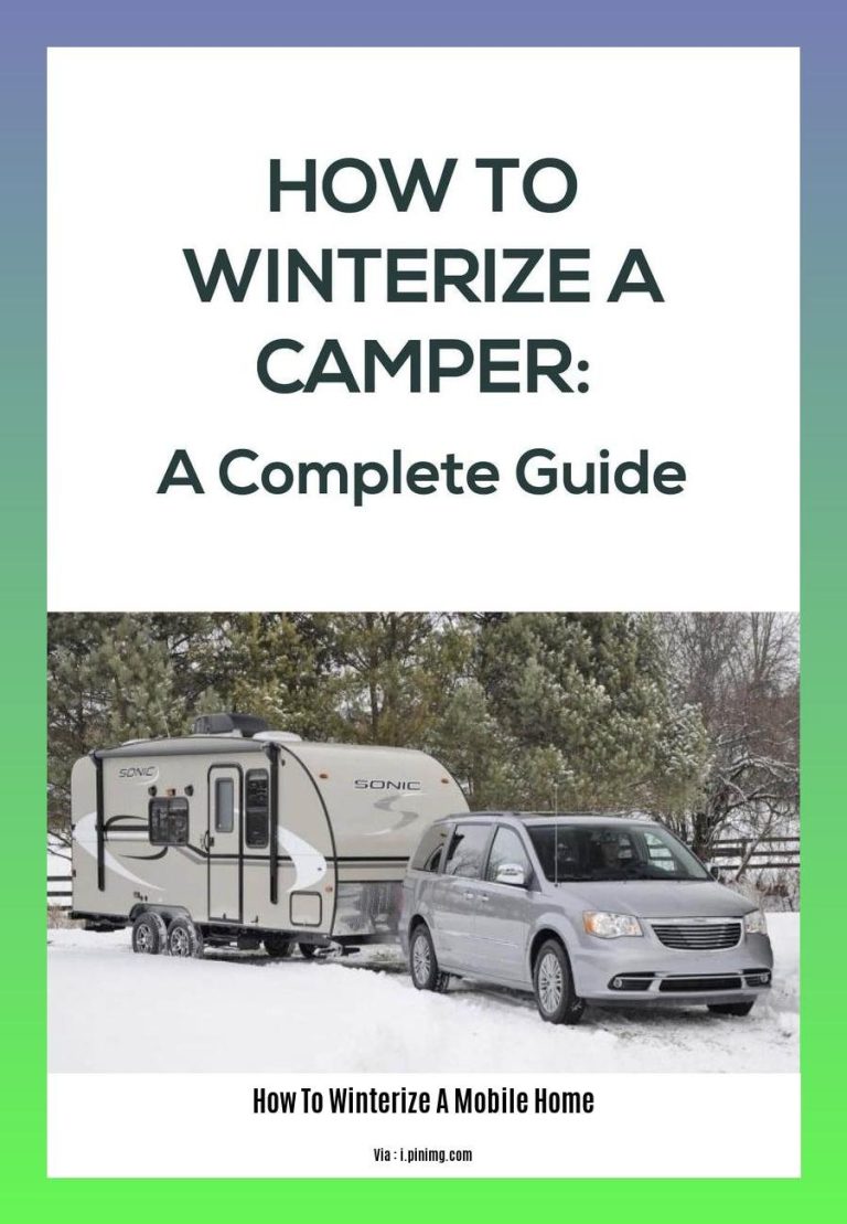 How to Winterize a Mobile Home: A Step-by-Step Guide for Homeowners ...