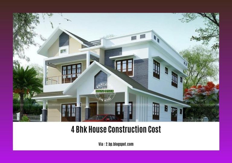 4 BHK House Construction Cost: A Comprehensive Guide - Wave Sold