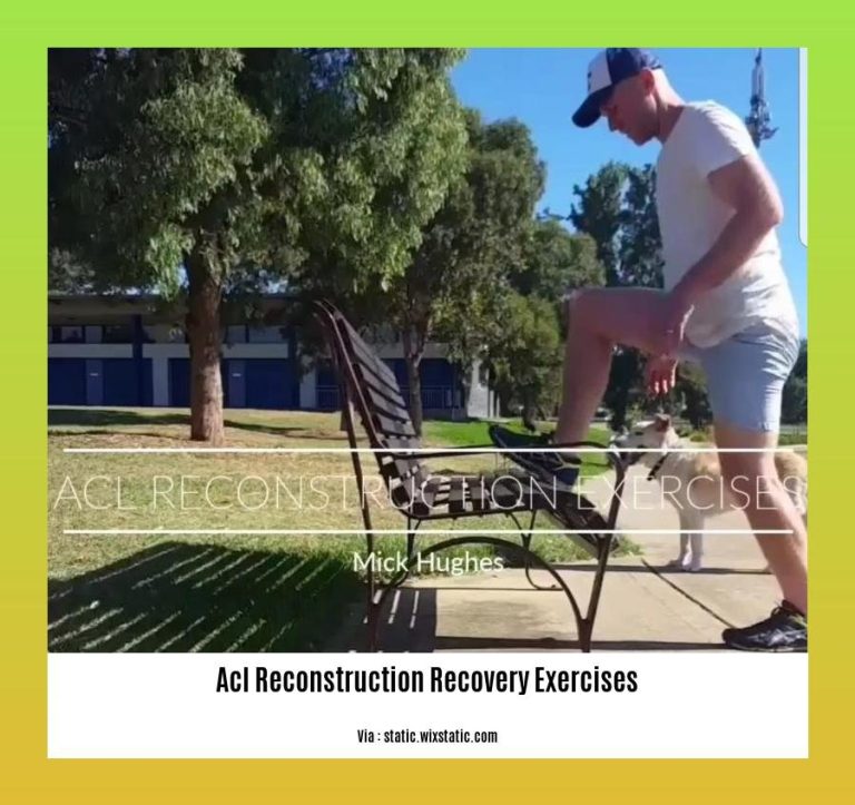 ACL Reconstruction Recovery Exercises: A Comprehensive Guide to ...