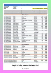 - [BoQ of Building Construction Project PDF]: A Comprehensive Guide to ...