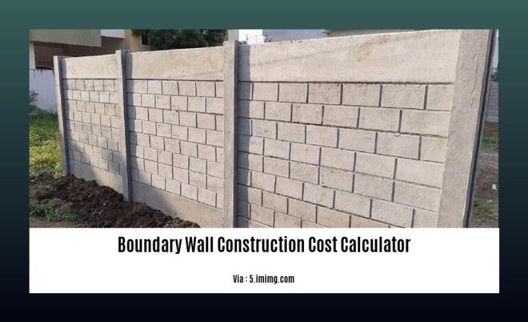 - Boundary Wall Construction Cost Calculator: A Comprehensive Guide to ...