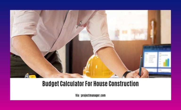 - Budget Calculator for House Construction: Reduce Costs and Enhance ...