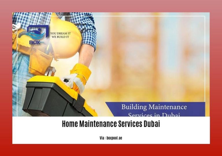 - Home Maintenance Services Dubai: Reliable and Comprehensive Solutions ...