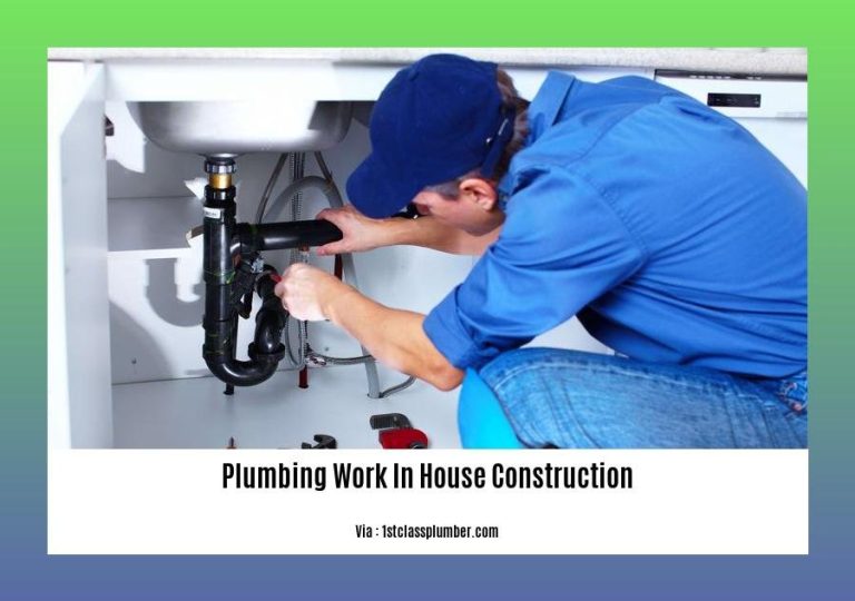 Plumbing Work in House Construction: Ensuring Functionality and ...