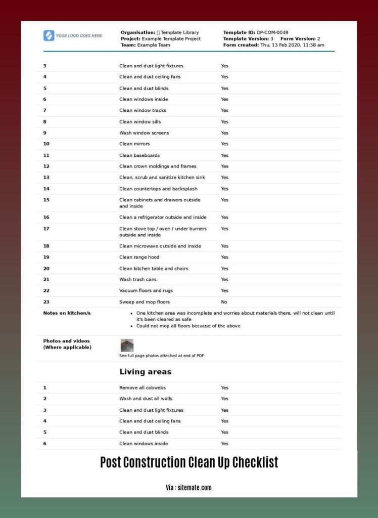 - The Ultimate Post Construction Clean Up Checklist - Wave Sold