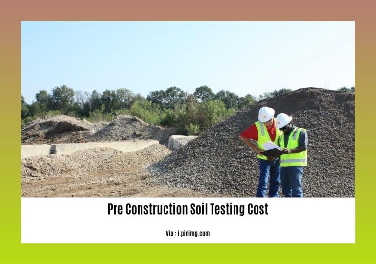 - Pre Construction Soil Testing Cost: Estimating the Foundation of Your ...
