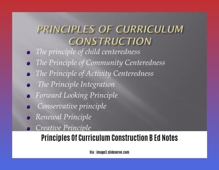 - Pedagogical Principles of Curriculum Construction: A Comprehensive ...