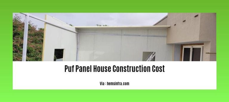 PUF Panel House Construction Cost: A Comprehensive Guide for Informed ...