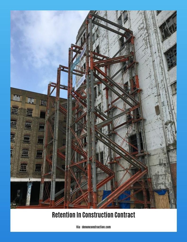 - Retention in Construction Contracts: Best Practices for Success ...