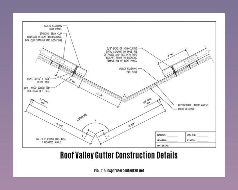 Essential Roof Valley Gutter Construction Details for Optimal ...