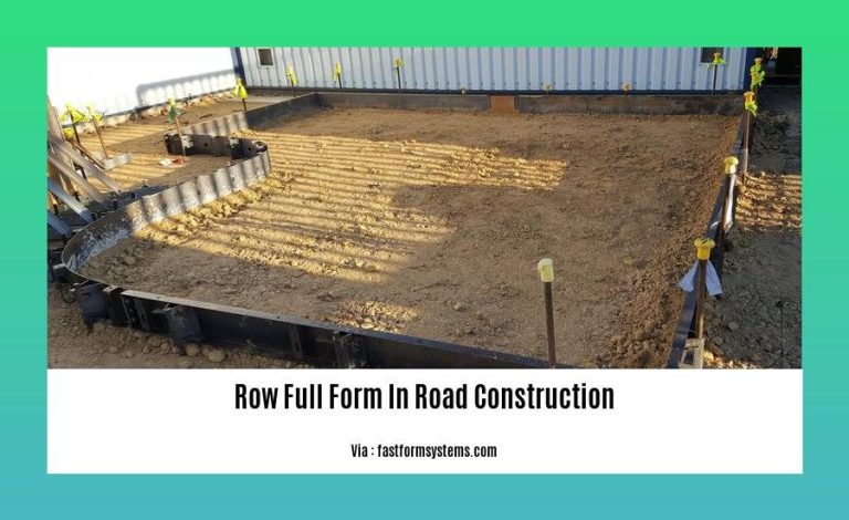 ROW Full Form in Road Construction: Right of Way Explained - Wave Sold