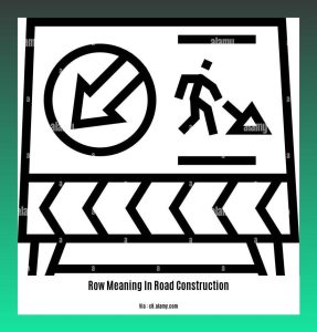 Understanding Row Meaning in Road Construction: A Comprehensive Guide ...