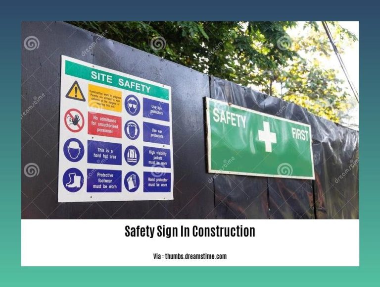 - Importance of Safety Signs in Construction: A Guide to Protecting ...