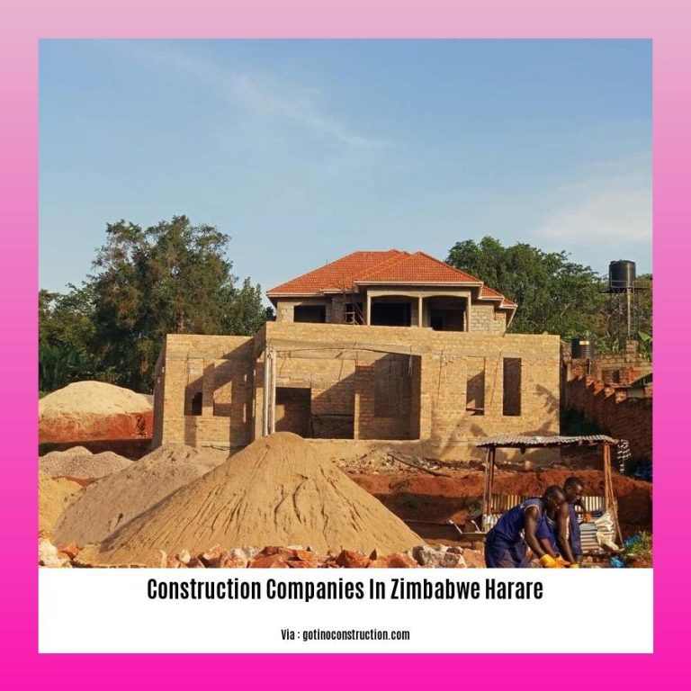 Construction Companies in Zimbabwe Harare: A Comprehensive Guide - Wave Sold