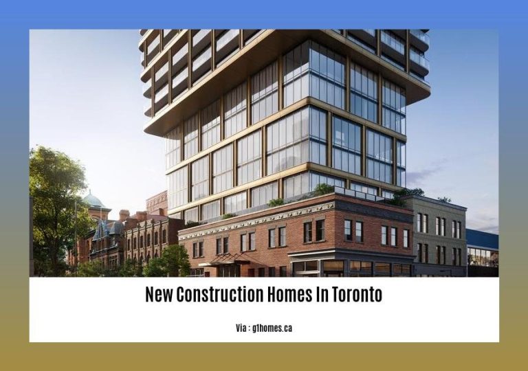A Comprehensive Guide to New Construction Homes in Toronto: Market ...