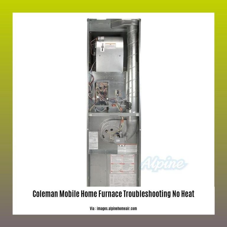 Troubleshooting No Heat Issues in Coleman Mobile Home Furnaces: A Step ...