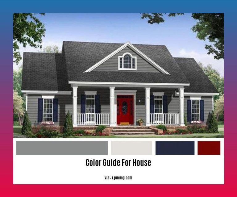 Color Guide for House: A Comprehensive Guide to Creating Harmonious ...
