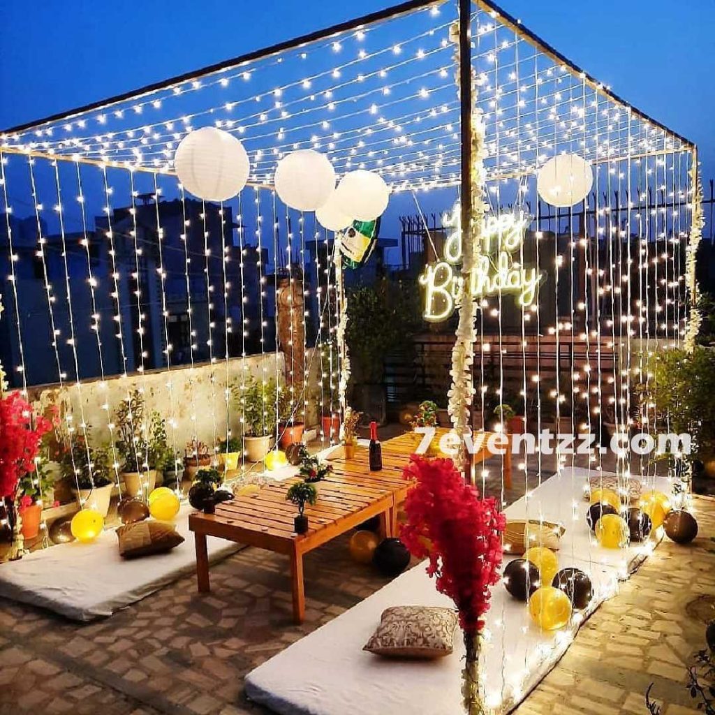 Simple Birthday Decoration Ideas for an Enchanting Home Terrace - Wave Sold