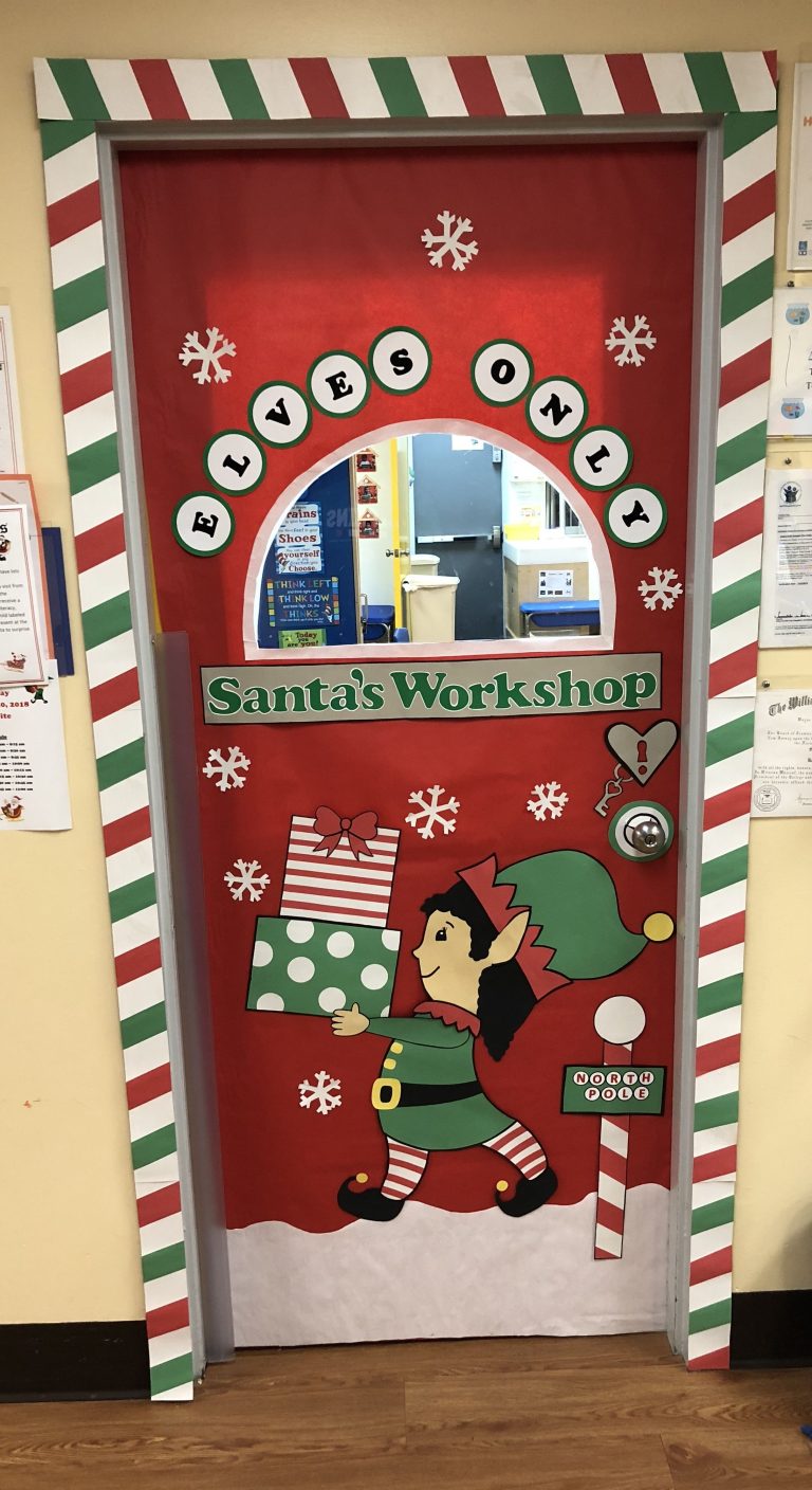 Ho-Ho-Hold the Door! 50+ Festive Office Christmas Door Decorating Ideas ...