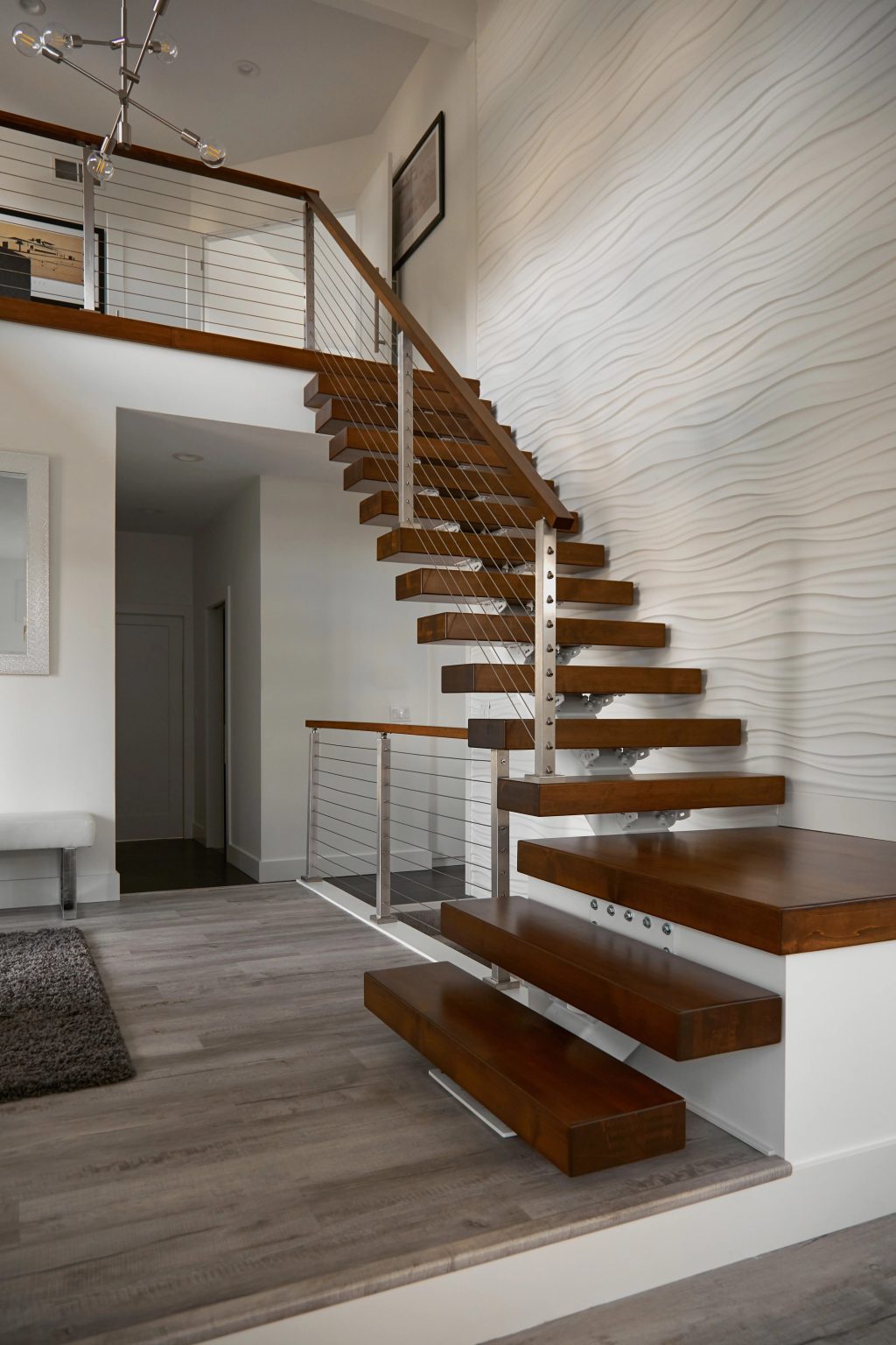 Floating Staircases: Design Ideas, Costs, & Installation Guide - Wave Sold