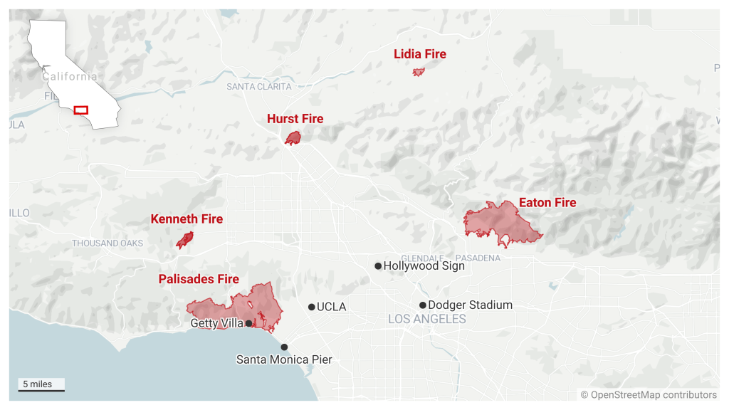 California Wildfire Evacuation Map: Real-Time Updates & Emergency ...