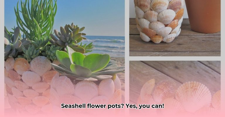 DIY Seashell Flower Pot Decorations: Easy Coastal Crafts for Your Home ...