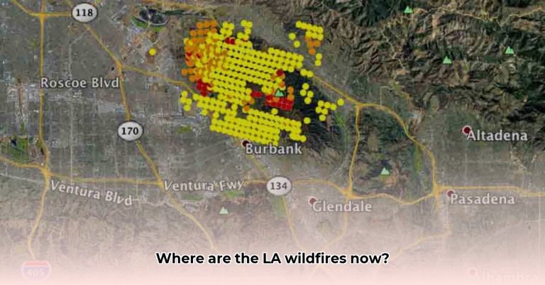 Los Angeles Wildfires Map: Current Location and Fire Updates - Wave Sold