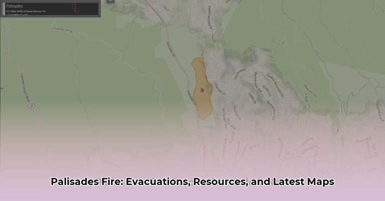 Palisades Fire Map: Current Location, Evacuation Zones & Resources ...