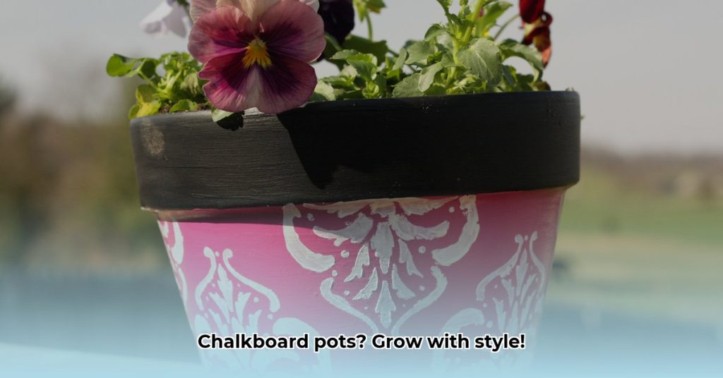 DIY Chalkboard Flower Pots: A Step-by-Step Guide - Wave Sold