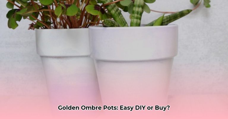 DIY Golden Ombre Flower Pots: A Step-by-Step Guide & Buying Options ...