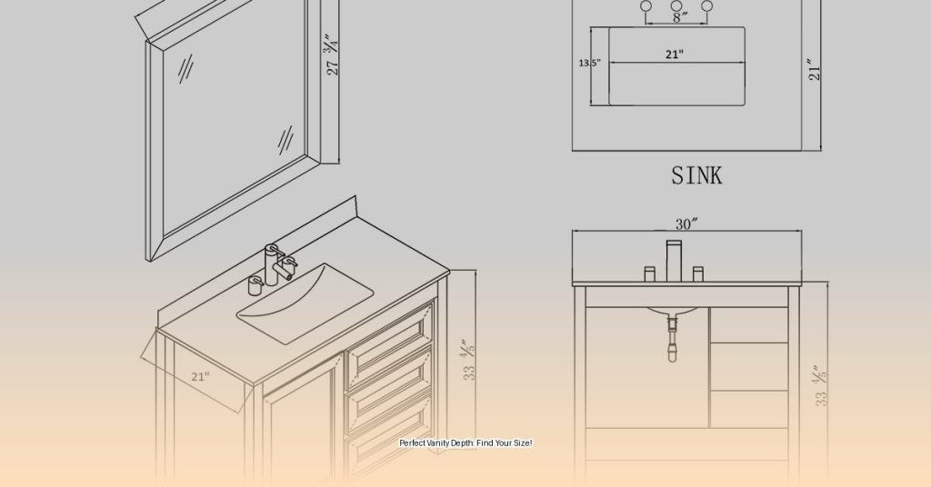 Bathroom Vanity Depth: Standard Dimensions & Choosing the Right Size ...