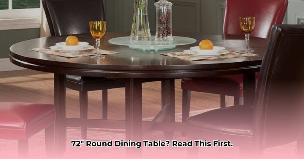 72 Inch Round Dining Room Table: Your Complete Buying Guide - Wave Sold