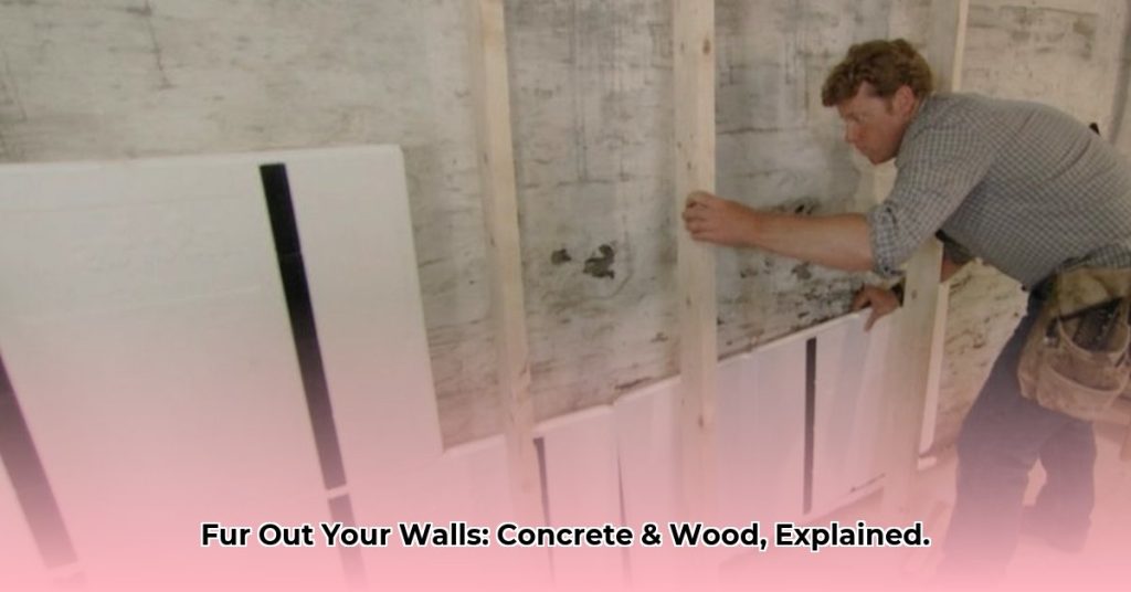How to Furr Out a Wall: A Complete Guide for Concrete & Wood Stud Walls ...