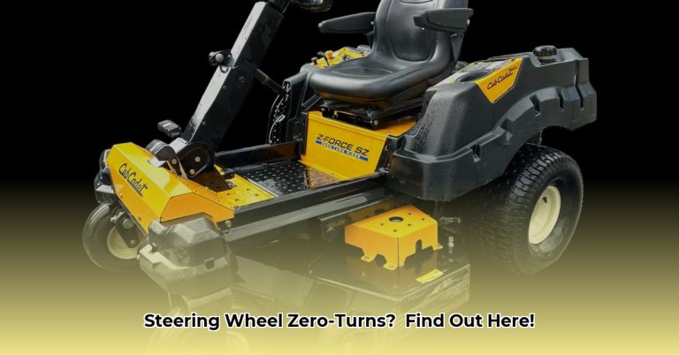 Zero-Turn Mowers with Steering Wheels: A Complete Guide - Wave Sold
