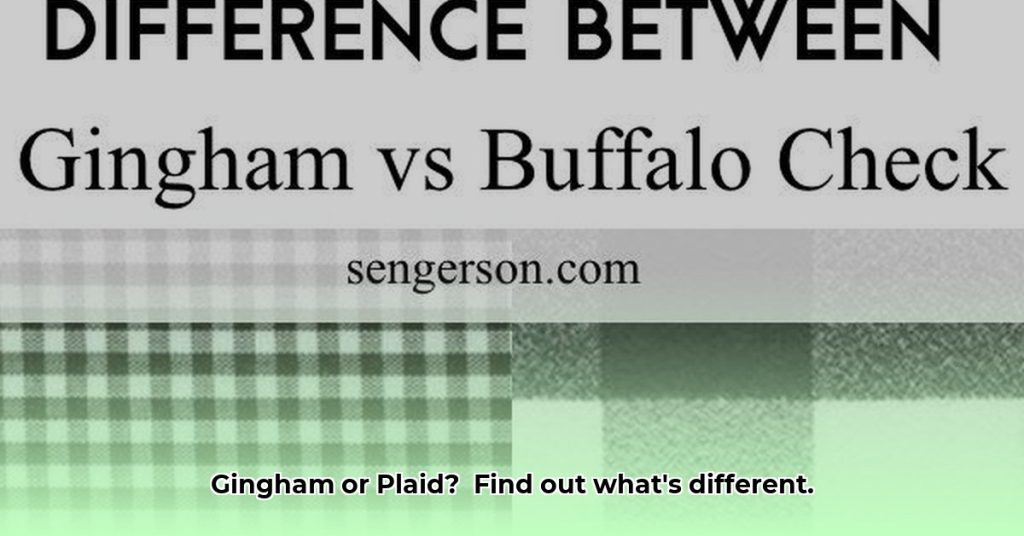 Gingham vs. Plaid: What's the Difference? A Complete Guide - Wave Sold